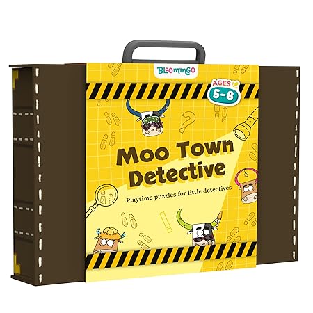 Bloomingo Detective kit - Spy activity kit Detective puzzle game set f ...