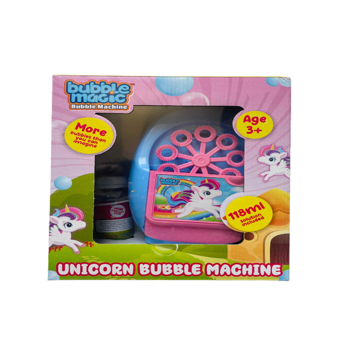 Win Magic Bubble Magic Bubble Machine For Kids Unicorn – Rainbow Toys