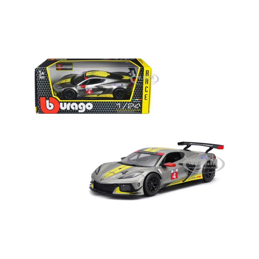 Bburago 1/24 Chevrolet Corvette C8R Diecast Model – Rainbow Toys