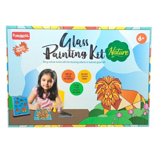 Funskool Handy Crafts Glass Painting Nature Kit – Rainbow Toys