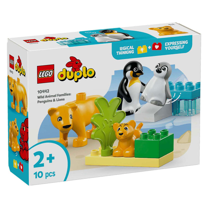 Lego 10442 Duplo Wild Animal Families Penguins & Lions (10 Pieces ...