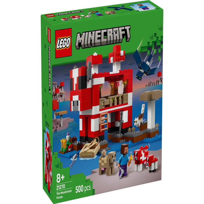 Lego 21270 Minecraft The Mooshroom House (500 Pieces) – Rainbow Toys