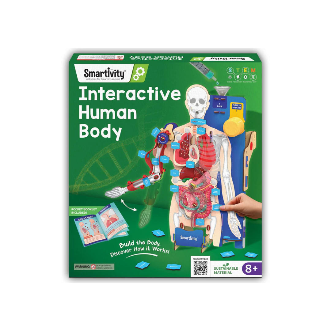 Smartivity Interactive Human Body 8-14 years DIY STEM Construction Toy ...