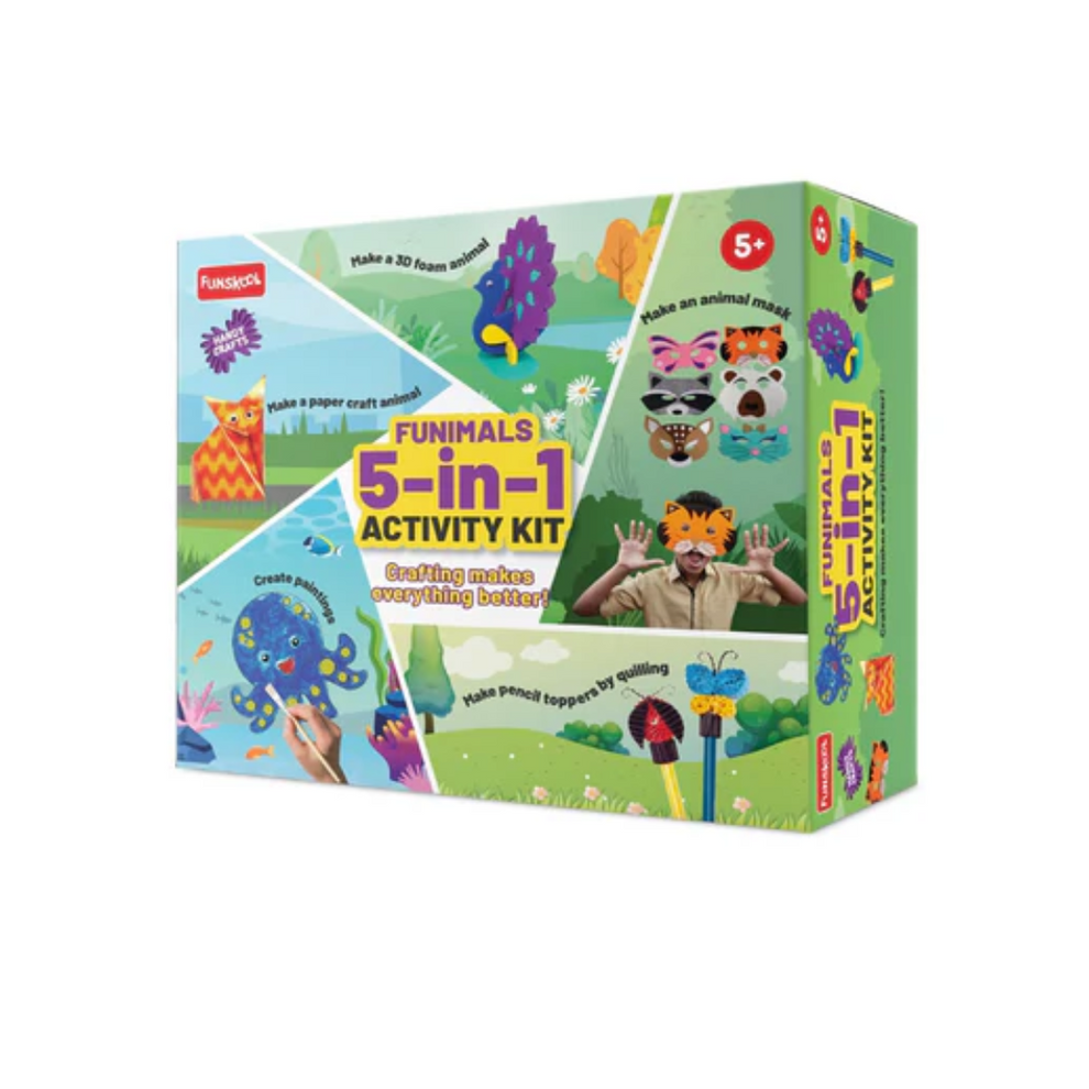 Funskool Funimals Handy Craft 5 In 1 Activity Kit – Rainbow Toys