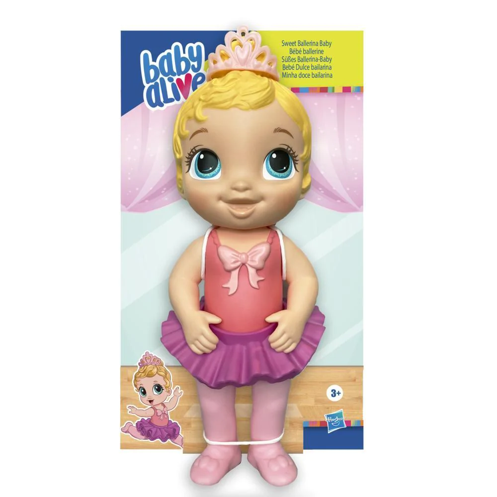 Baby Alive Sweet Ballerina Baby Doll, Pink – Rainbow Toys